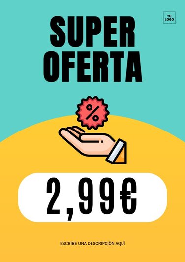 Carteles de ofertas para imprimir gratis