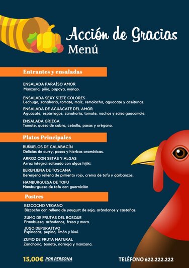 Crear menús de restaurante online gratis