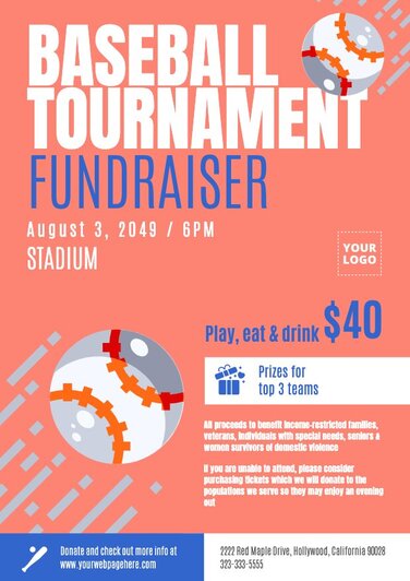 Customize track and field posters and banners