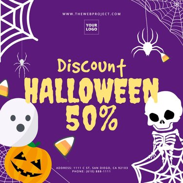 Sale posters to customize online