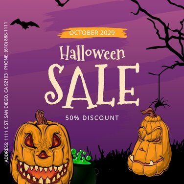 Sale posters to customize online