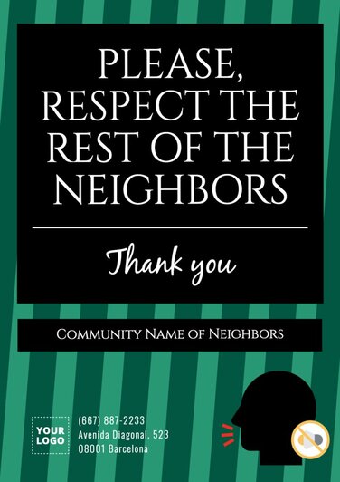Printable signs for Neighborhoods