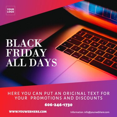 Electronic Shop Advertisement Poster Templates