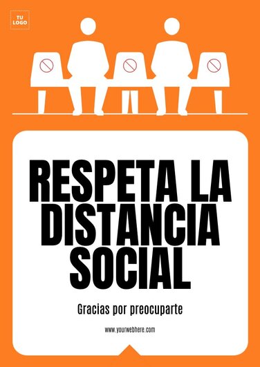 Crea un cartel de Prohibido Sentarse para imprimir