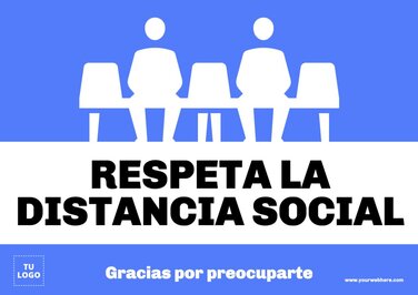 Crea un cartel de Prohibido Sentarse para imprimir