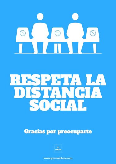 Crea un cartel de Prohibido Sentarse para imprimir