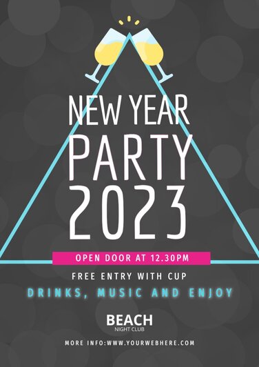 Free party poster templates