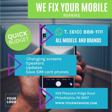 Templates for Mobile Repair Shops