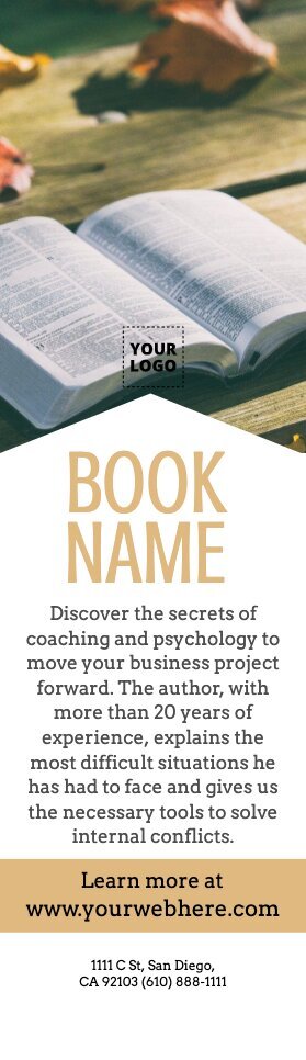 Free bookmark templates online