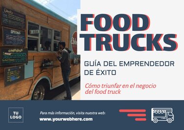 Crea flyers, menús y carteles para tu Food Truck