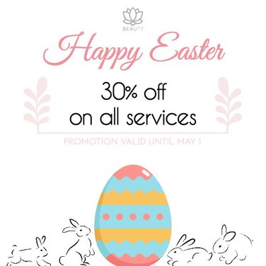 Easter Designs editable online for promotion and sales