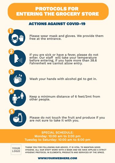 Social distance free posters