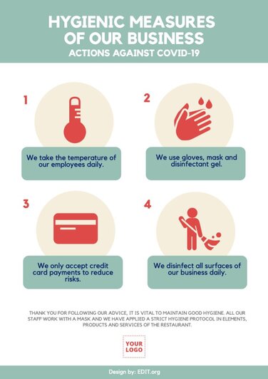 Social distance free posters