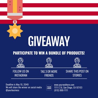 Create Free Giveaway Banners Online