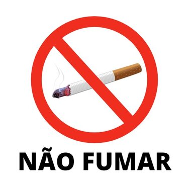 Cartazes de É proibido fumar editáveis online