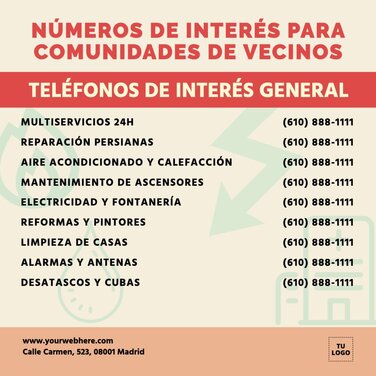 Crea listados de teléfonos de interés online y gratis