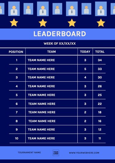 Customize track and field posters and banners