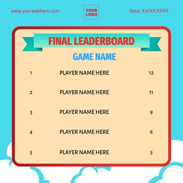 Free Ranking and Leaderboard Templates