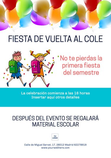 Plantillas para campañas de Vuelta al Cole
