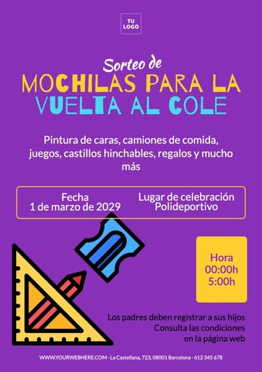 Plantillas para campañas de Vuelta al Cole