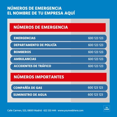 Crea listados de teléfonos de interés online y gratis