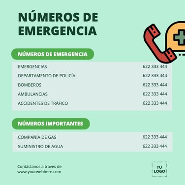 Crea listados de teléfonos de interés online y gratis