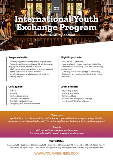 Designs to Promote Exchange Programs