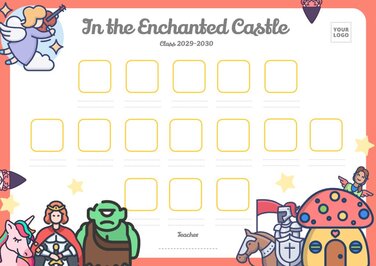 Customize free school class photo templates