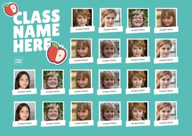 Customize free school class photo templates