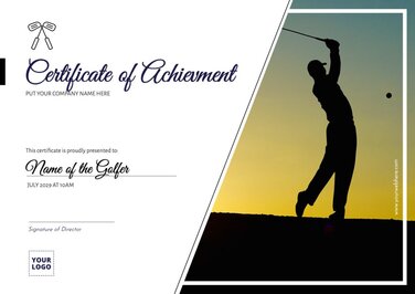 Free sport certificate templates