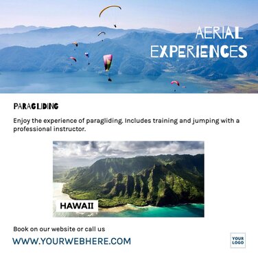 Adventure Experience Templates to Edit Online