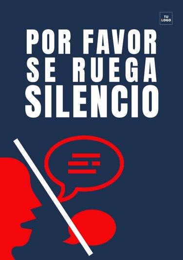 Carteles de silencio por favor para imprimir