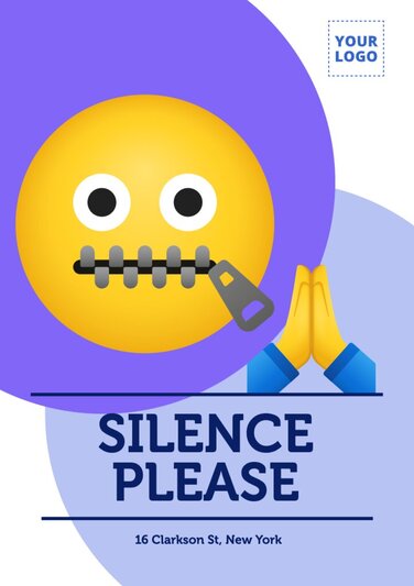 Silence Please Posters