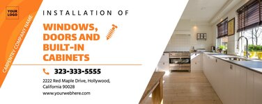 Create a free carpentry flyer and your own business cards templates