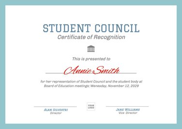 Free Student Council & Class President posters