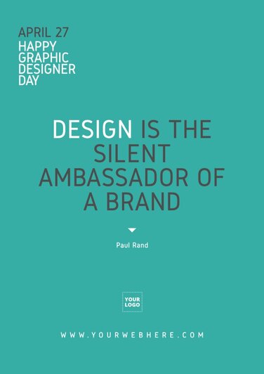 Customize World Graphic Design Day templates