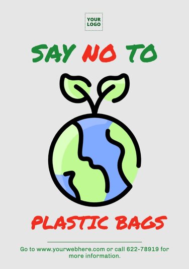 'Bring Your Own Bag' Posters to Edit Online