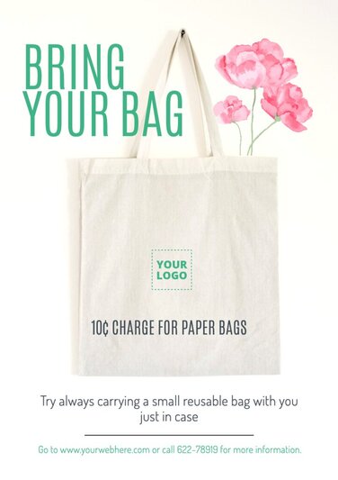 'Bring Your Own Bag' Posters to Edit Online