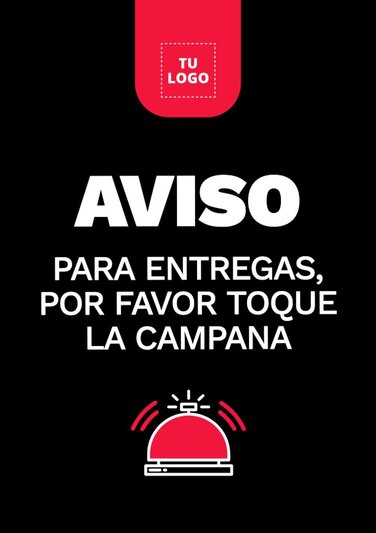 Crea un cartel de llamar al timbre para imprimir Crea un cartel de llamar al timbre para imprimir