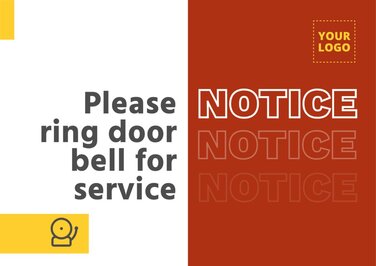 Free Printable Ring the Bell Signs you can edit online