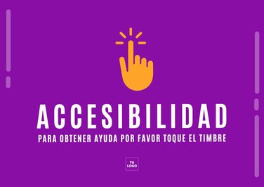 Crea un cartel de llamar al timbre para imprimir