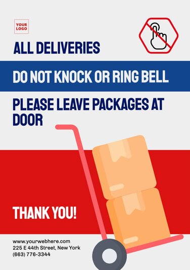 Free Printable Ring the Bell Signs you can edit online
