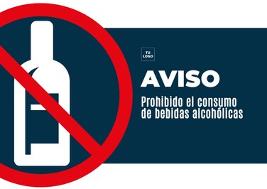 Carteles de Prohibida la Venta de Bebidas Alcohólicas a Menores editables