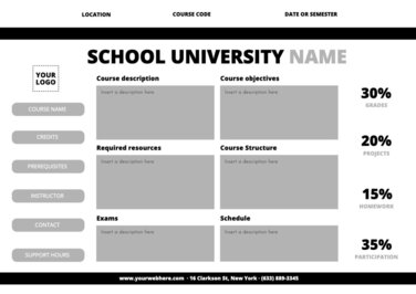 Syllabus Didactic Programming Templates to edit online