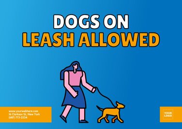 Dogs Welcome printable templates and signs (customizable)
