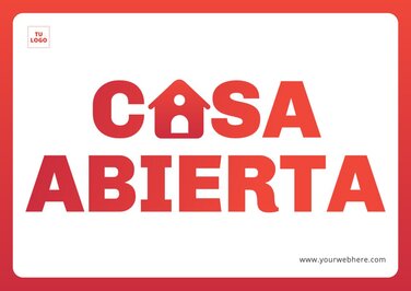 Plantillas de invitaciones de Open House para inmobiliarias