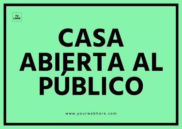 Plantillas de invitaciones de Open House para inmobiliarias