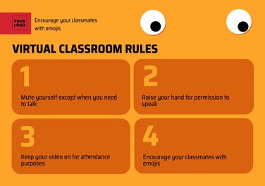 Free customizable classroom rules poster templates