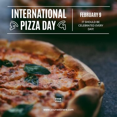 Free designs for International Pizza Day