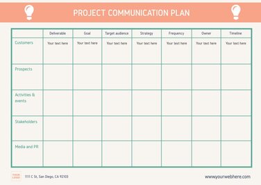 Free communication plan templates